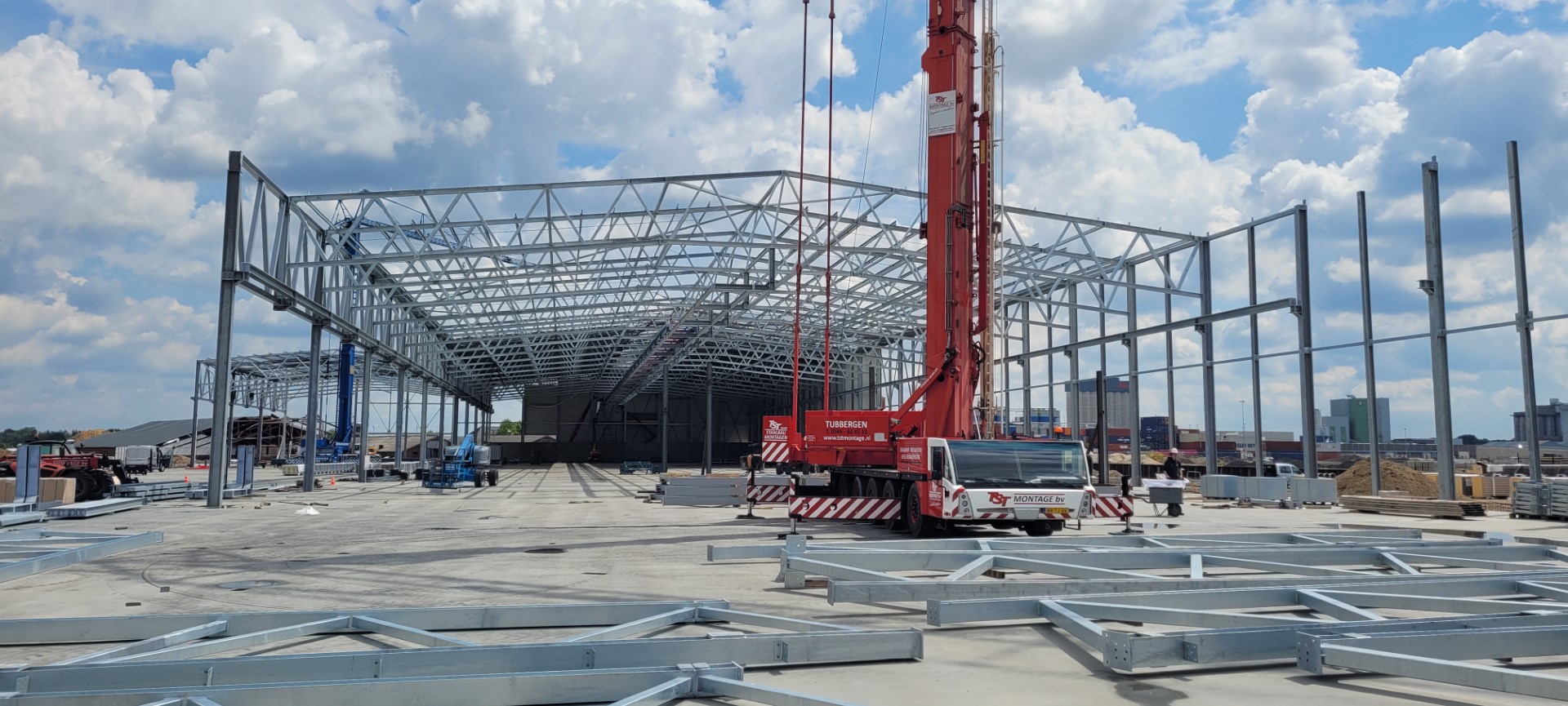 Building an advanced casing soil production site - BVB Substrates